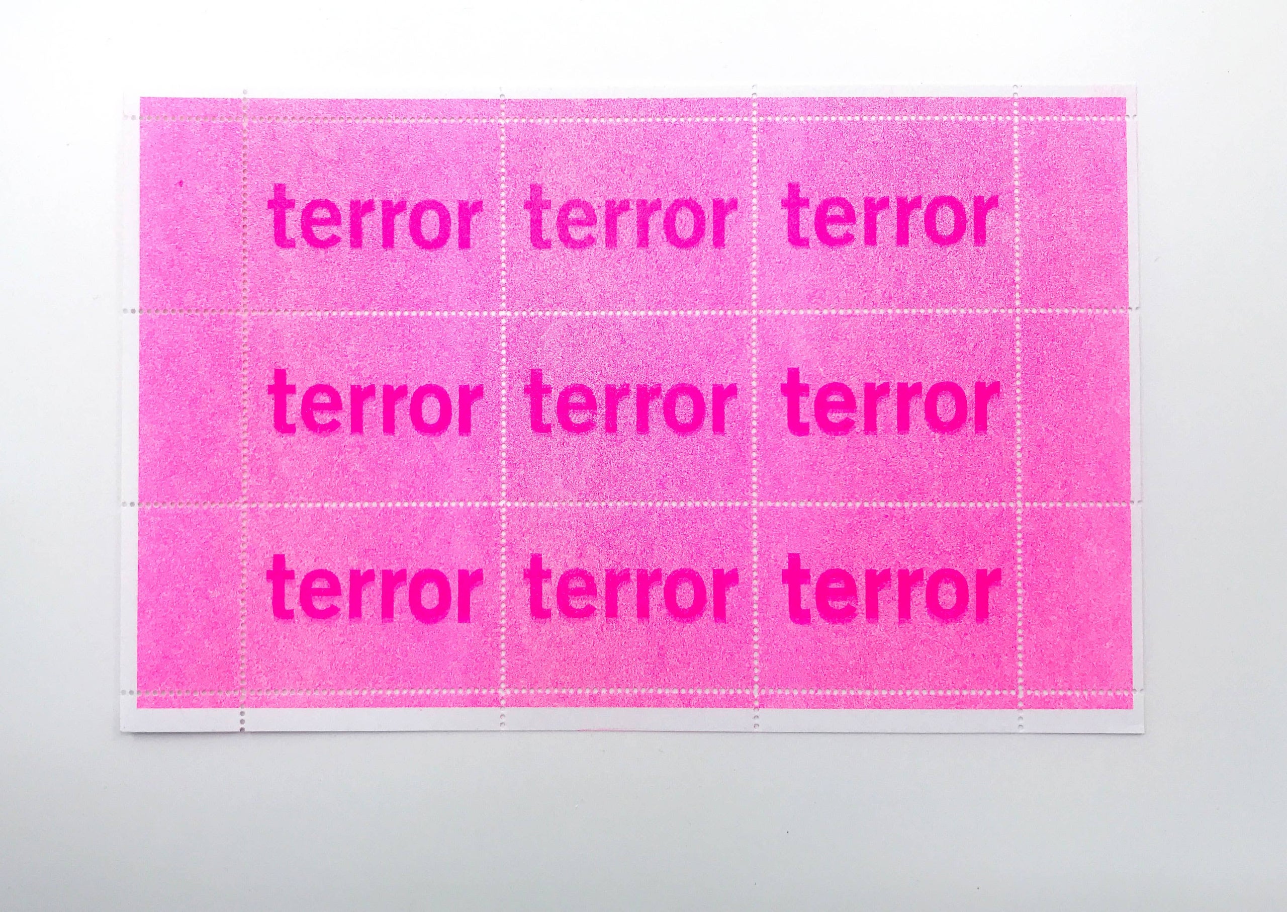 Terror - Lick & Stick Stamps | Iris